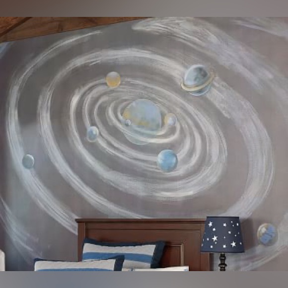Pottery Barn Kids | Wall Decor | New Pottery Barn Kids Planet Mural ...